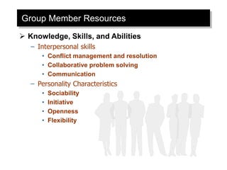 Group processes | PPT