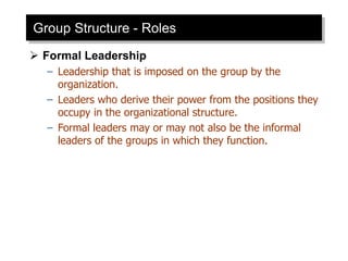 Group processes | PPT