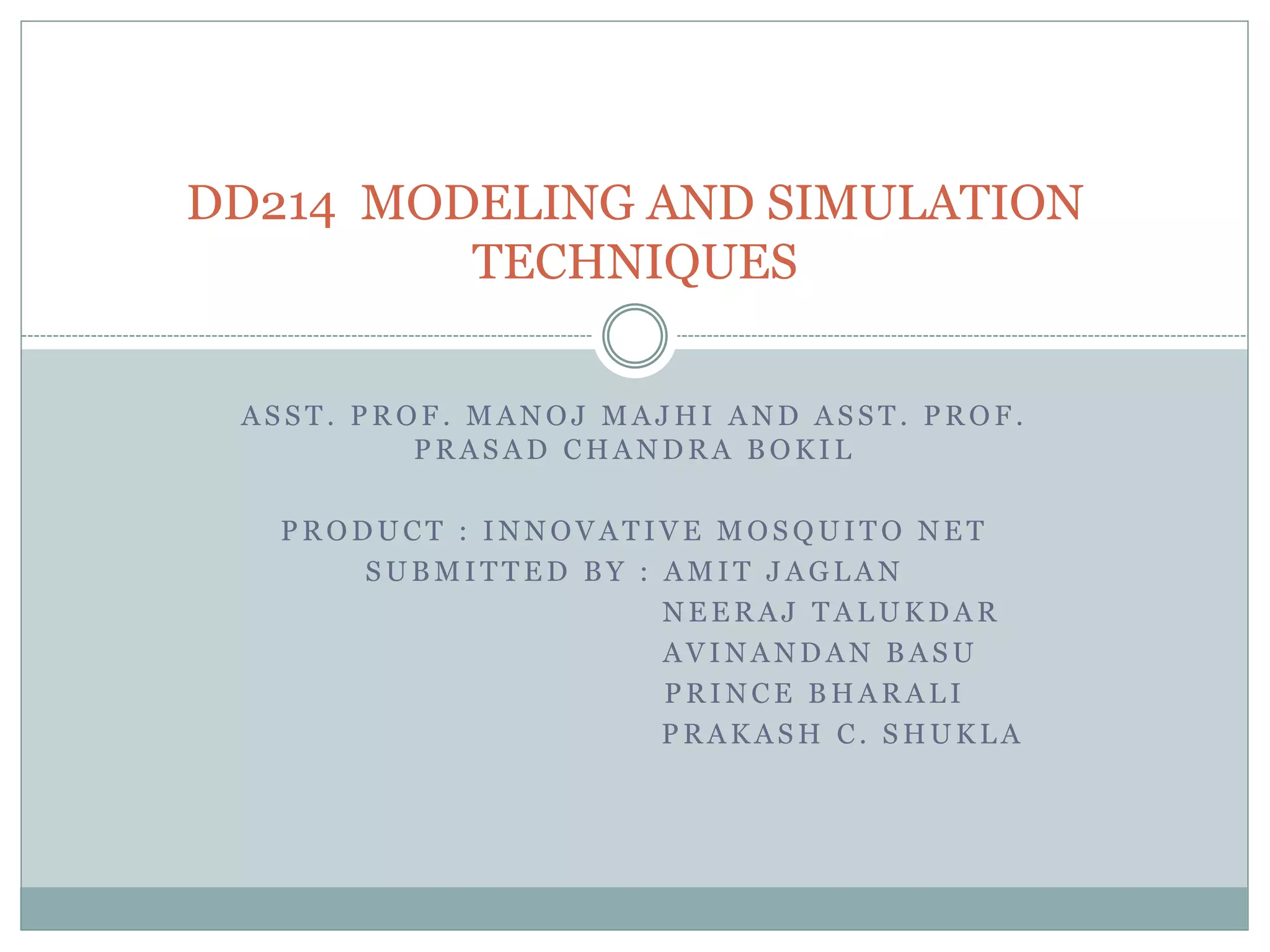 Group product report desi mosquito net | PDF