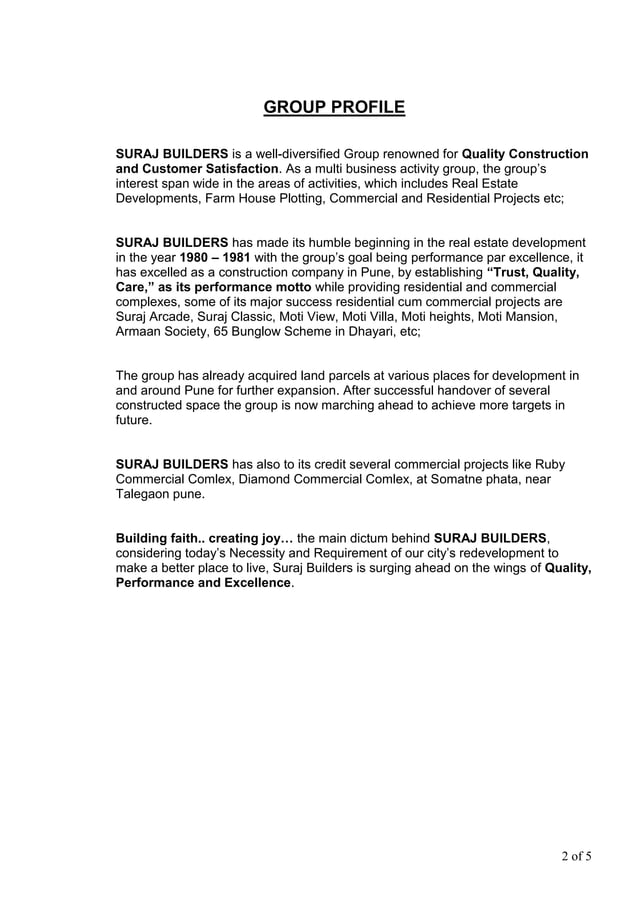 Suraj Builders | PDF