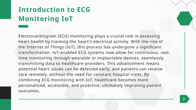 ECG MONITORING WITH ESP32 AND AD8232 iot | PPTX | Heart and ...