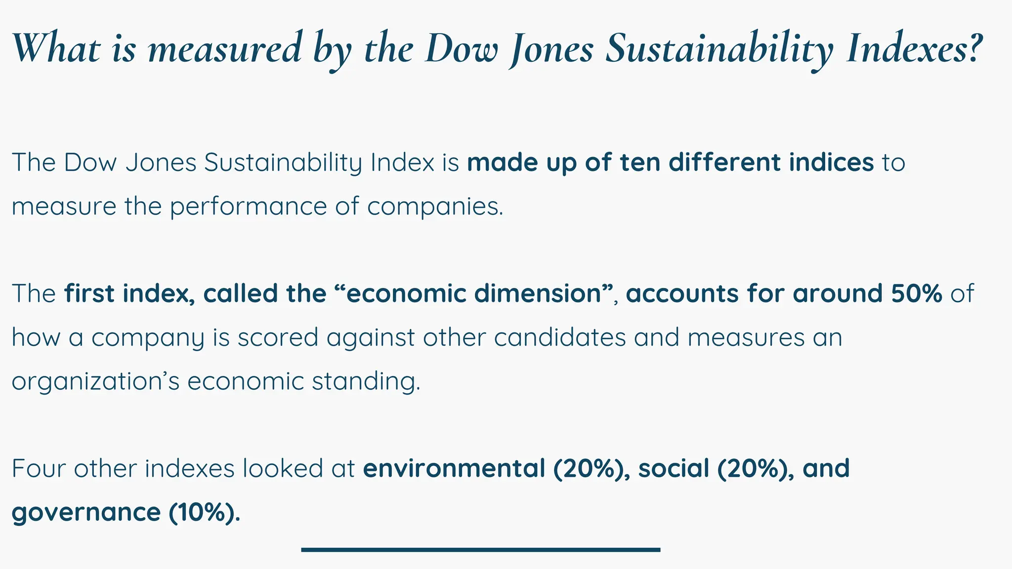 Corporate Governance Ratings- Dow Jones Sustainability Index and ...