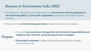 Corporate Governance Ratings- Dow Jones Sustainability Index and ...