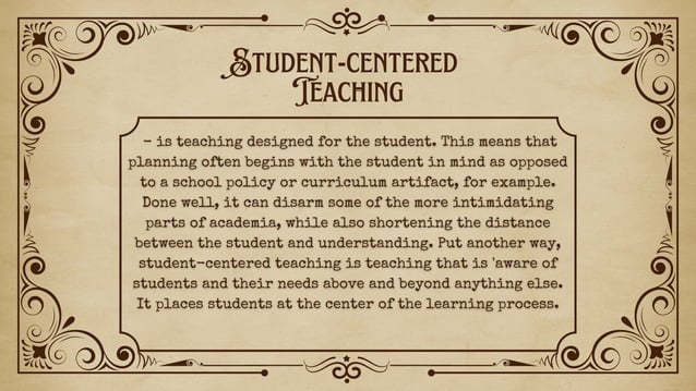 Report on Learner Centered Instructional Strategies | PPT