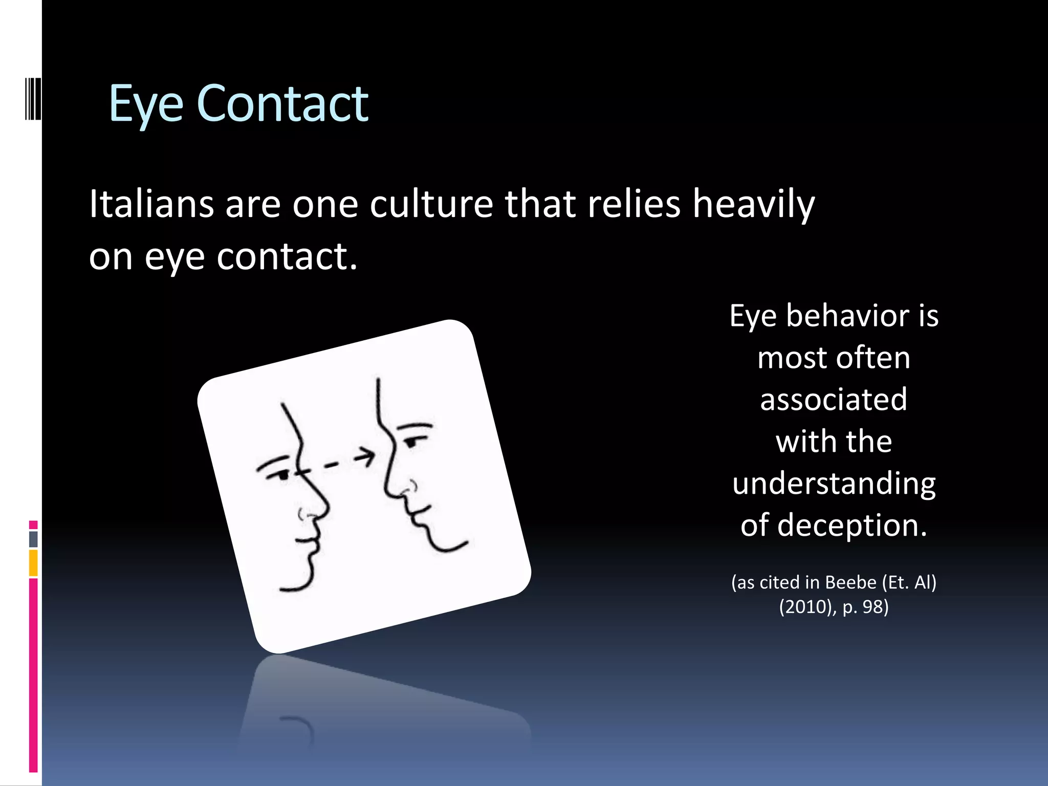 Culture and Nonverbal Communication in Italy | PPTX