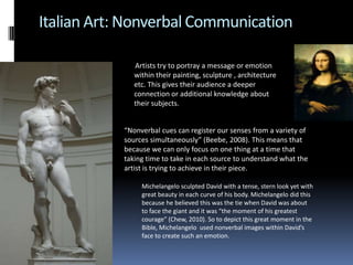 Culture and Nonverbal Communication in Italy | PPTX
