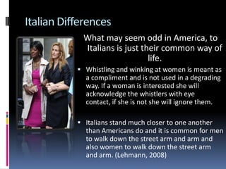 Culture and Nonverbal Communication in Italy | PPTX