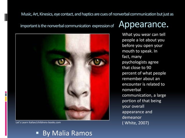 Culture and Nonverbal Communication in Italy | PPTX | Music | Entertainment