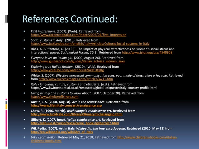 Culture and Nonverbal Communication in Italy