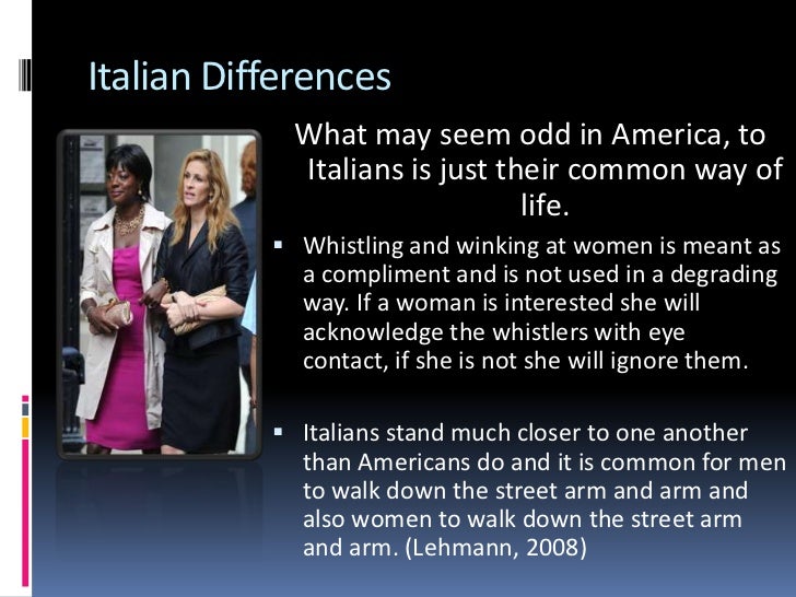 Culture and Nonverbal Communication in Italy