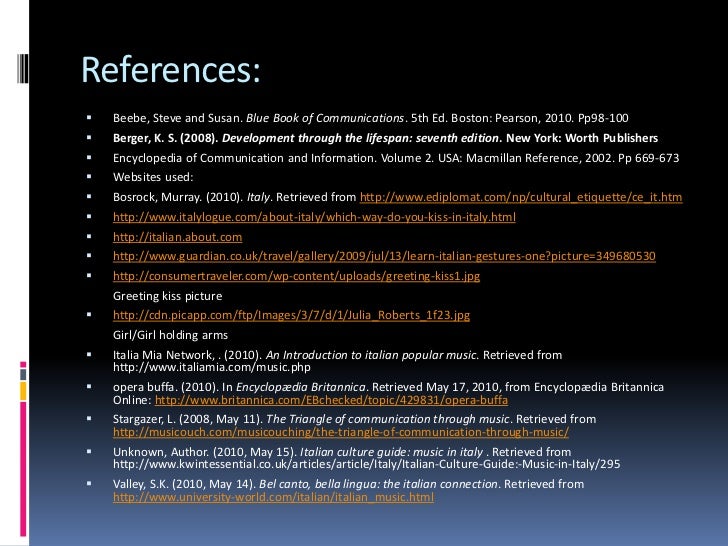 Culture and Nonverbal Communication in Italy