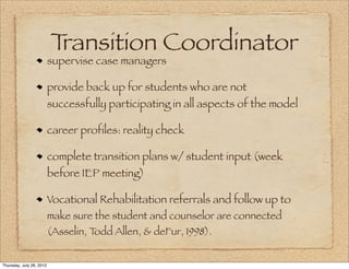 Group project Transition | PDF