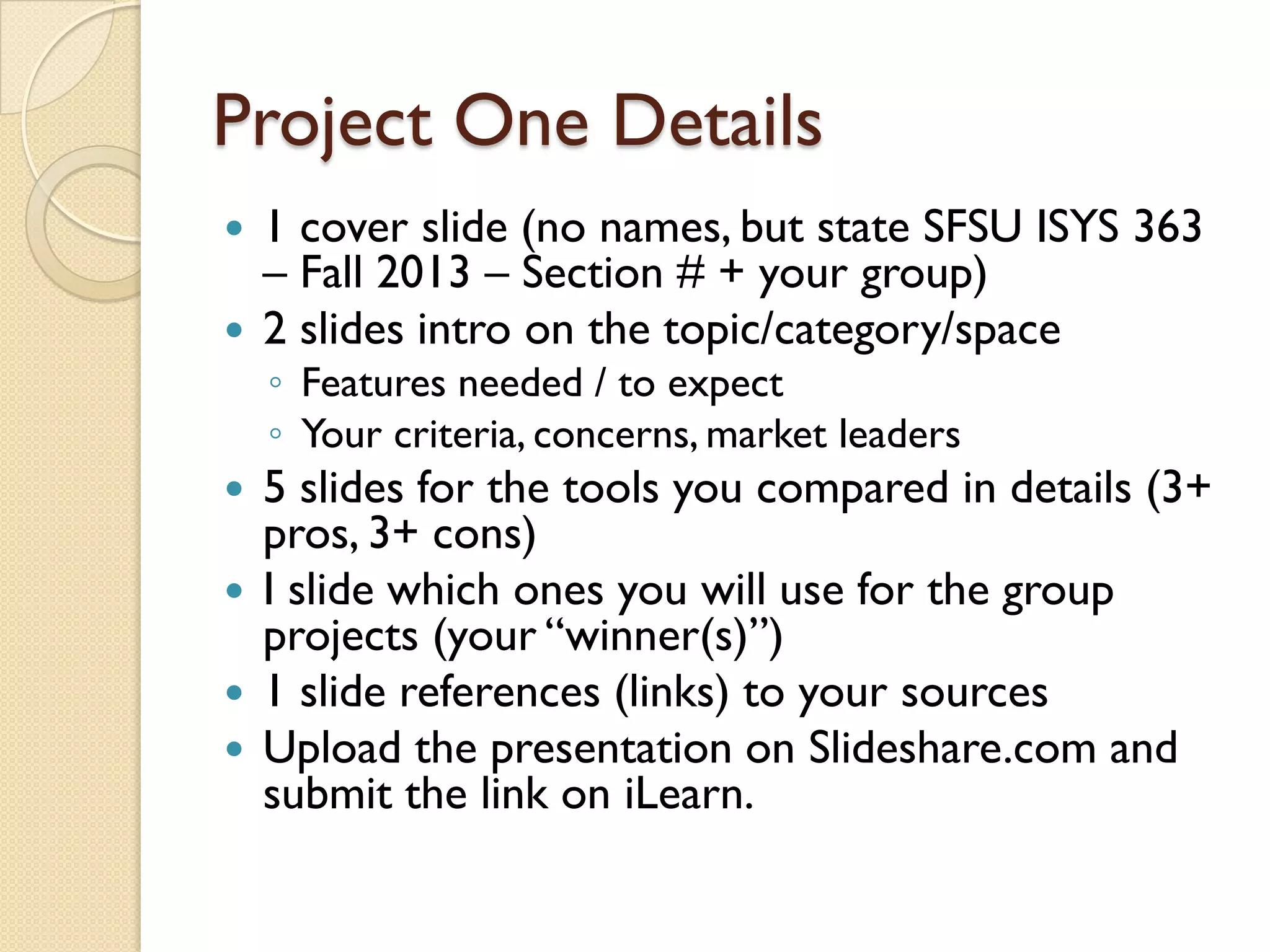 Group project overview_(1)_(1) | PPTX | Computer Software and ...