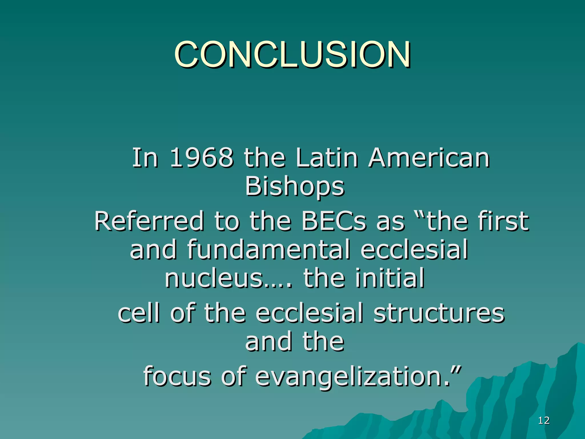 BasicChristianCommunities 1 | PPT