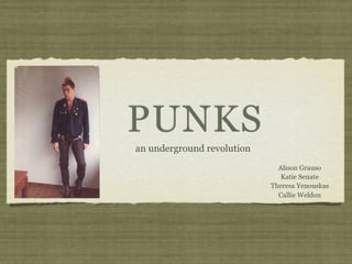 Group project punk ppt final | PDF