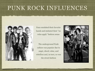 Group project punk ppt final | PDF