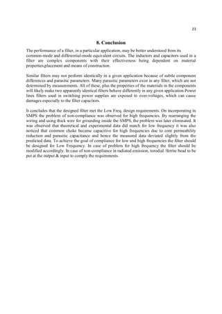 Project report on RF Filter Design | PDF