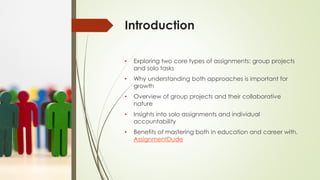 Group Projects v/s Solo Project: How to Navigate Both | PDF