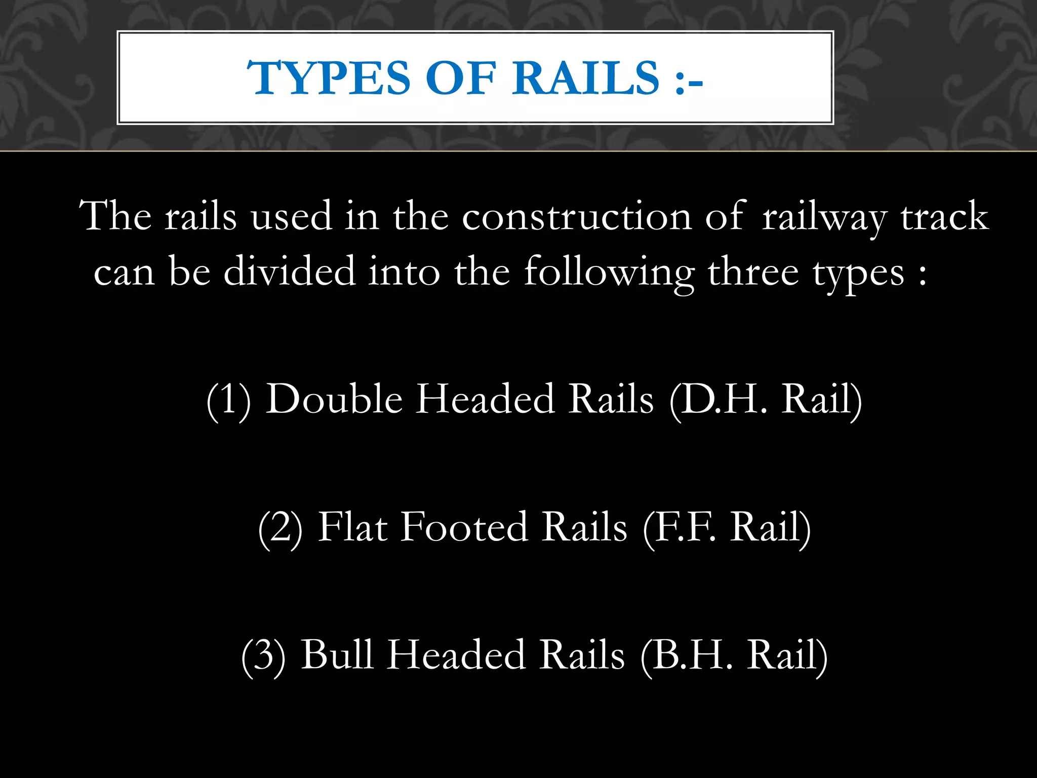 railway ppt for civil engg. | PPTX