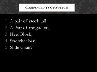 railway ppt for civil engg. | PPTX