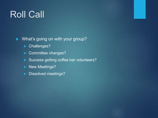 Group rep meeting 121115 | PPTX