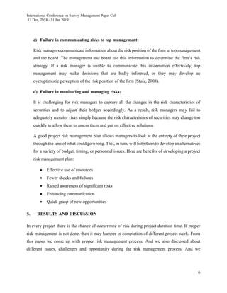 RISK MANAGEMENT: ISSUES, CHALLENGES AND OPPORTUNITY | PDF | Business ...