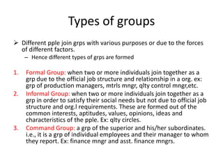 Groups | PPTX