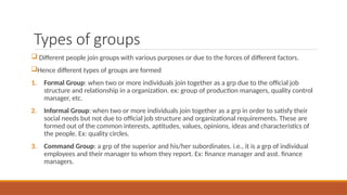 Groups in an Organization-Organizational Psychology .pptx