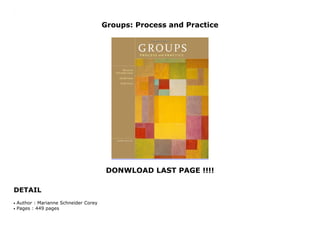 Groups: Process and Practice | PDF