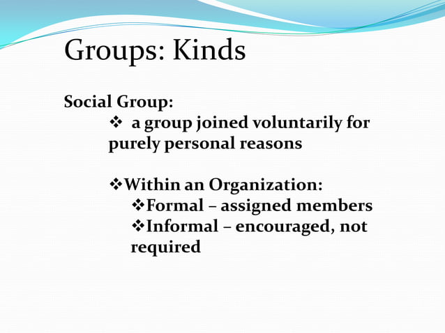 Groups/Roles | PPT