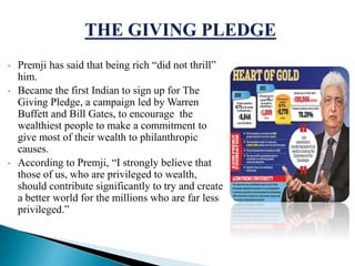Presentation on Azim Premji | PPTX