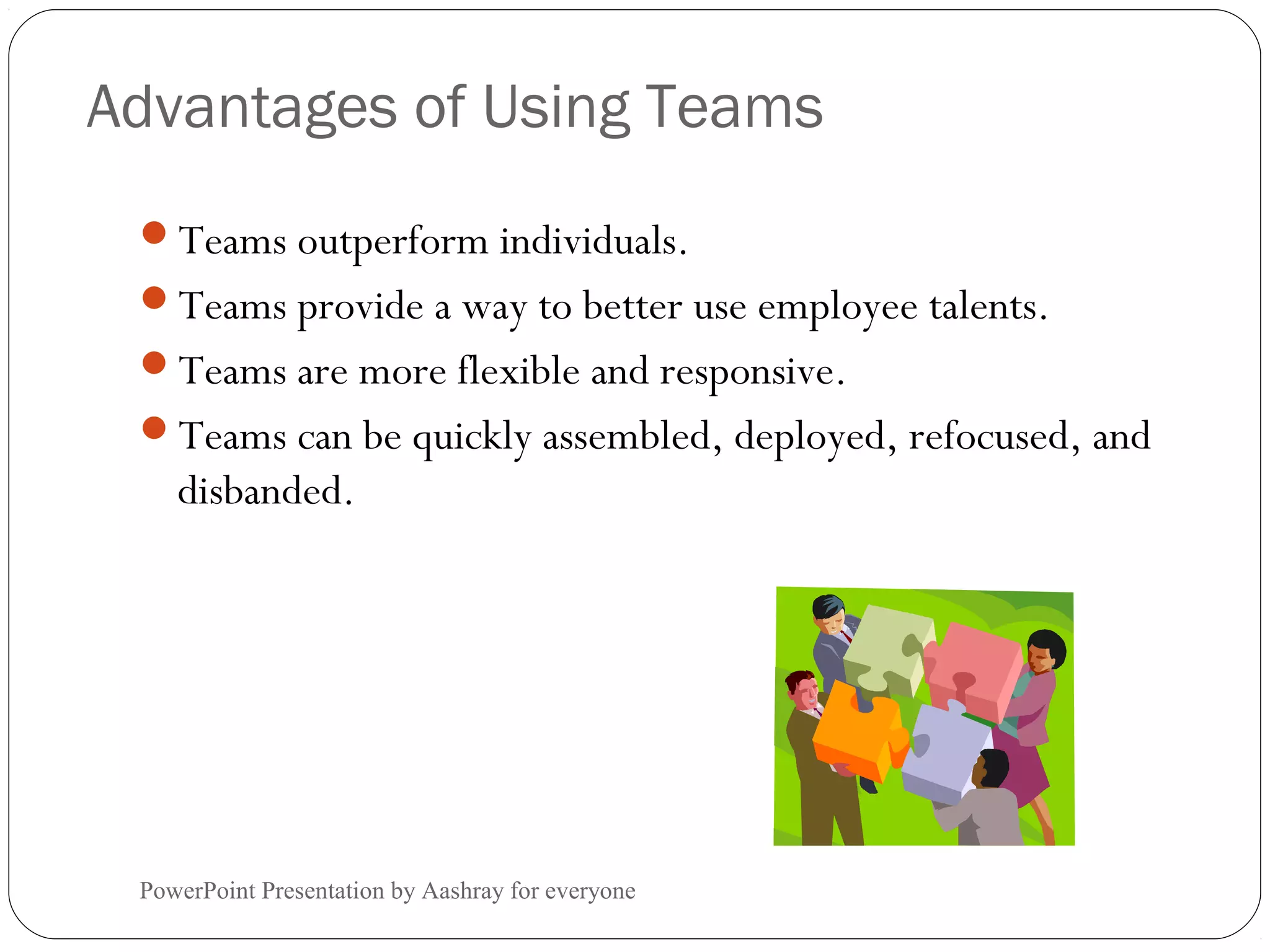 Groups and teams | PPT