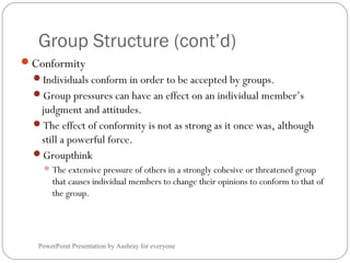 Groups and teams | PPT