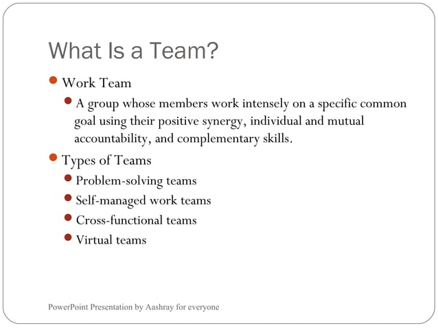 Groups and teams | PPT