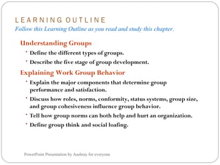 Groups and teams | PPT