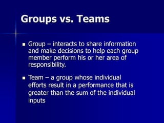 GroupsAndTeams.ppt