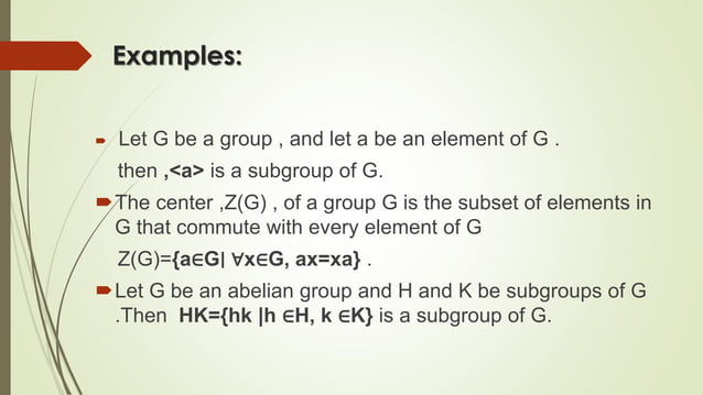 Presentation on Groups BSc maths important for students | PPT