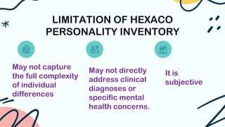 Hexaco personality and performance intelligence test | PPTX