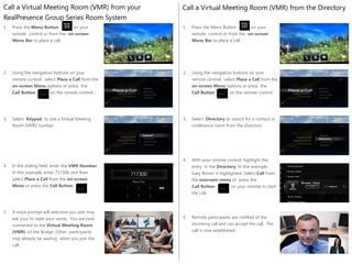 Using a Polycom Group Series to join a VMR | PDF