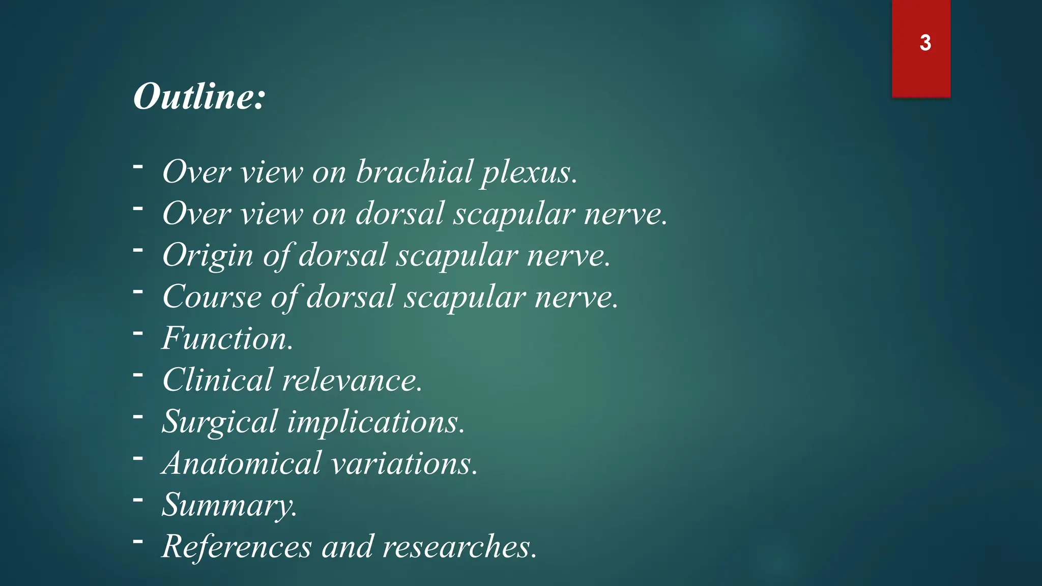 Pathway Of The Dorsal Scapular Nerve Download Scientific Diagram