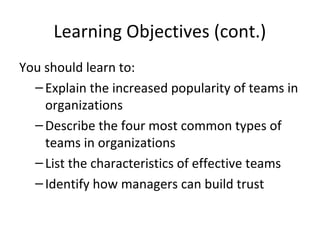 Groups and Teams | PPT