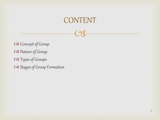 Groups formation | PPT