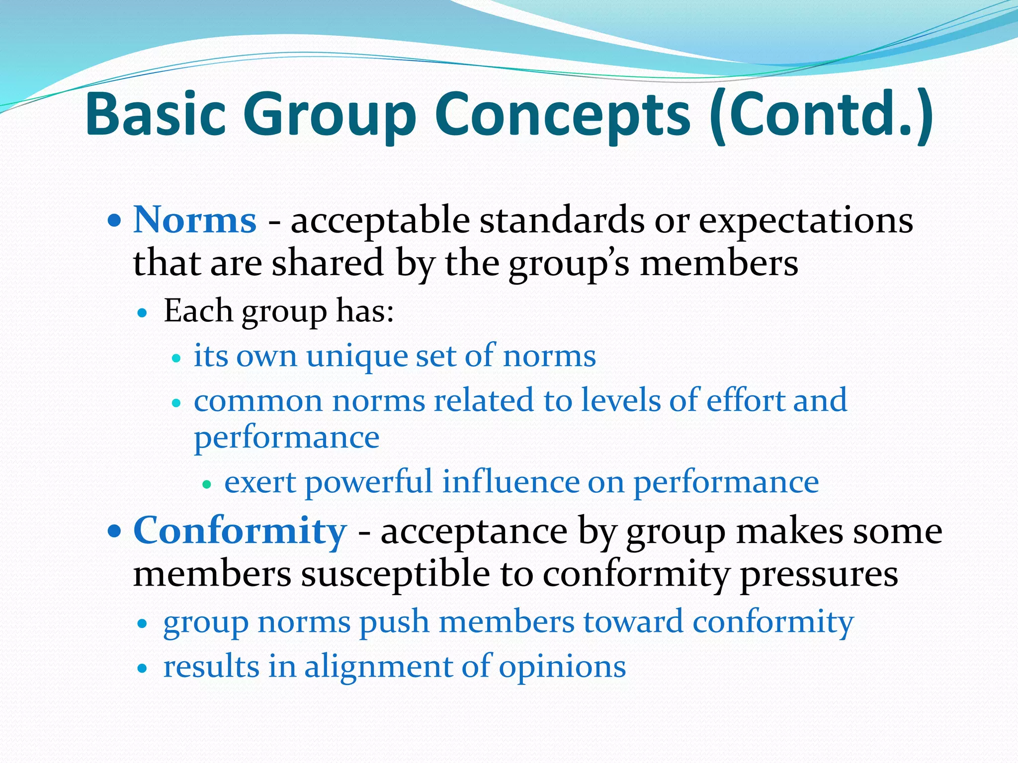 Group development and turning groups into effective teams | PPT