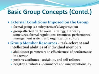 Group development and turning groups into effective teams | PPTX