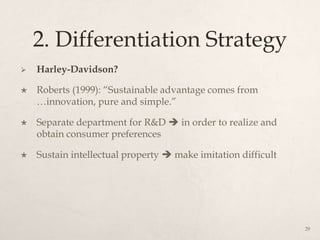 Strategy Analysis of Harley Davidson | PPTX