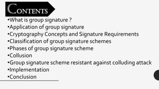 Group signature | PDF