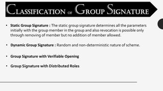 Group signature | PDF
