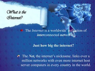 the internet | PPT