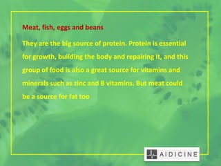 Groups of food | PPTX