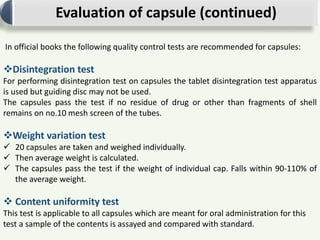Soft Gelatin Capsule | PPTX
